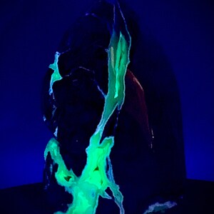 Volcano Agate Freeform With Incredible and Rare Blue Boytroidal Druzy ...