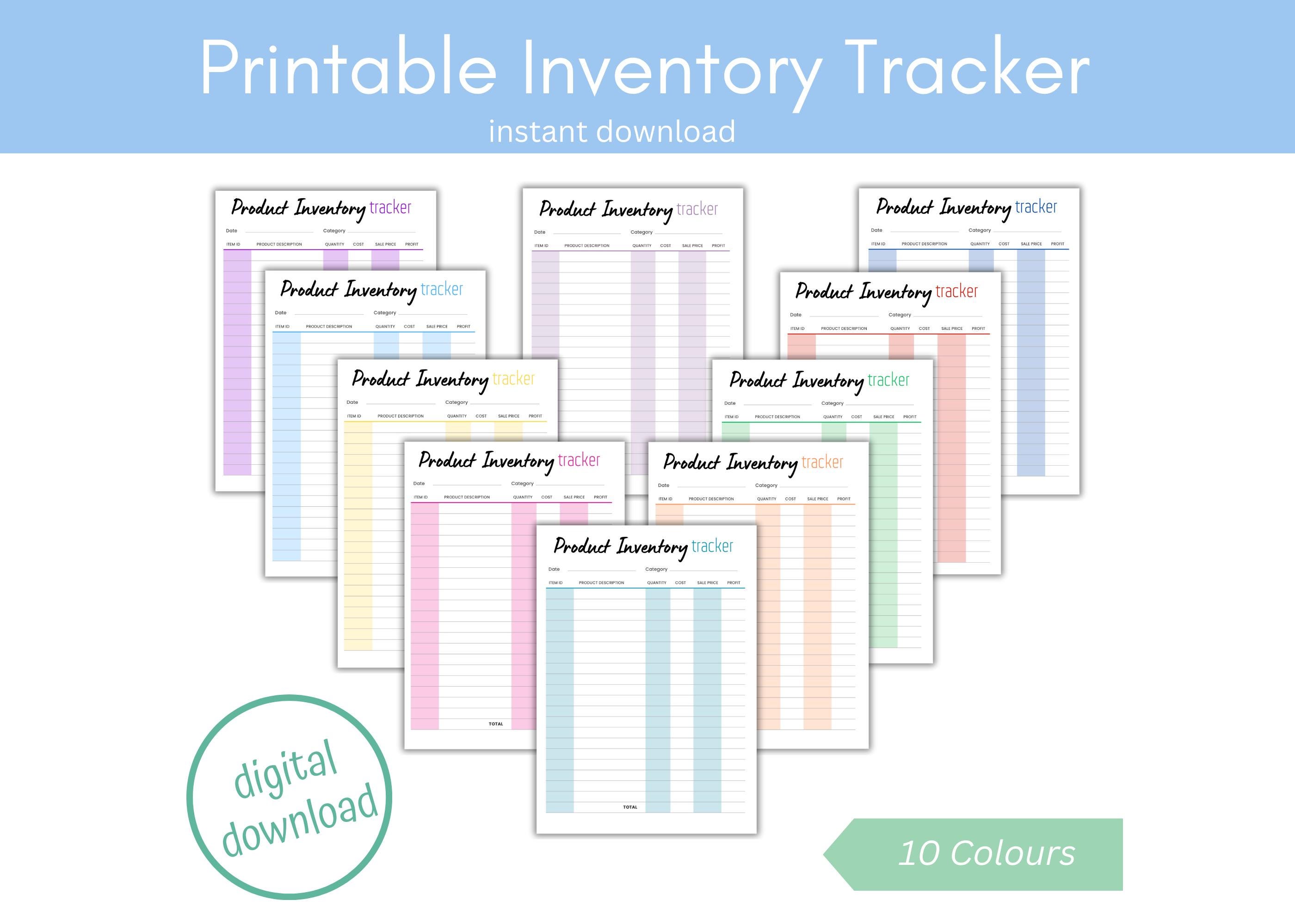 Product Inventory Tracker Spreadsheet: Small Business Stock & Sales ...