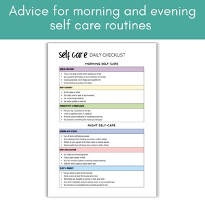 Self-care Checklist Bundle: Daily, Weekly, Monthly Tracker (PDF ...