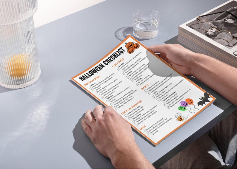 Halloween Checklist, Halloween Activities, Printable, Halloween Planner ...