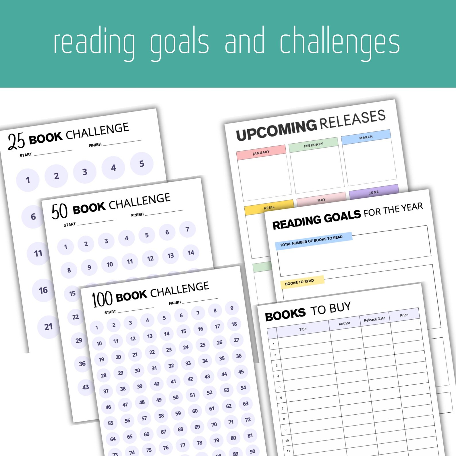 Book Reading Journal, Reading Planner, Book Tracker, Book Review, Book ...