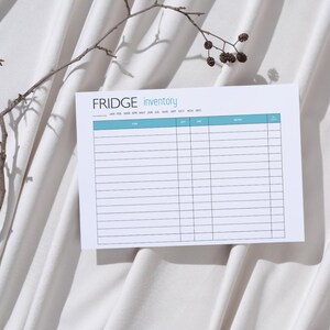 Kitchen Inventory Tracker: Pantry, Fridge, Freezer Printable Organizer ...