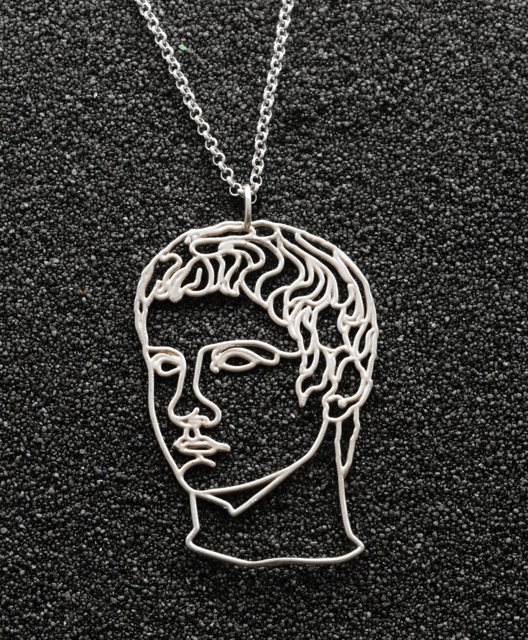 Roman Emperor Caligula Silver Pendant - Etsy