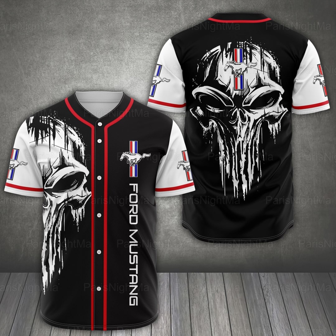 Mustang Ford Baseball Jersey Ford Mustang Shirt Men Mustang - Etsy