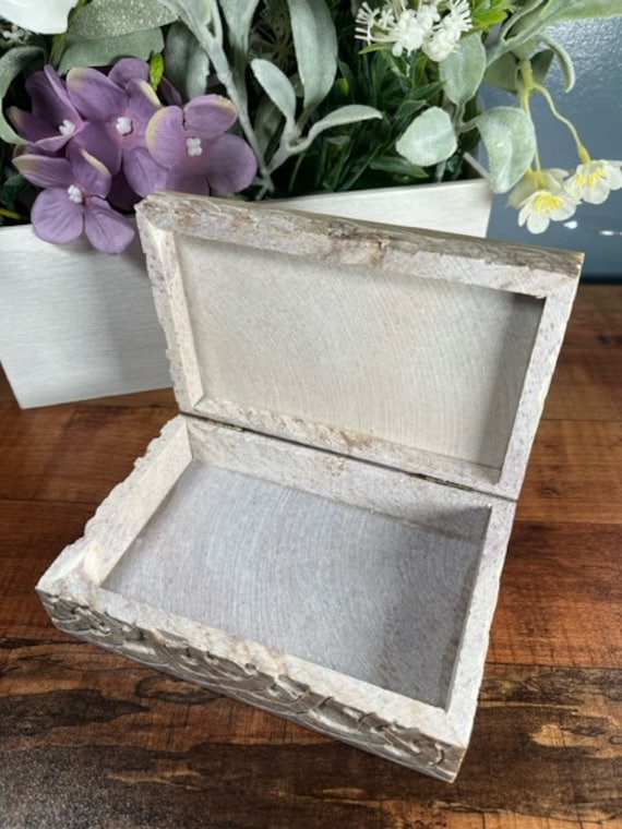 Vintage Carved Soapstone Box, Vintage Soapstone Box, … - Gem