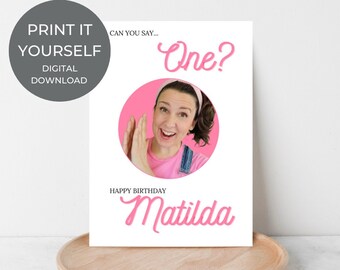 Ms. Rachel Happy Birthday Card Customizable / Personalized Digital ...