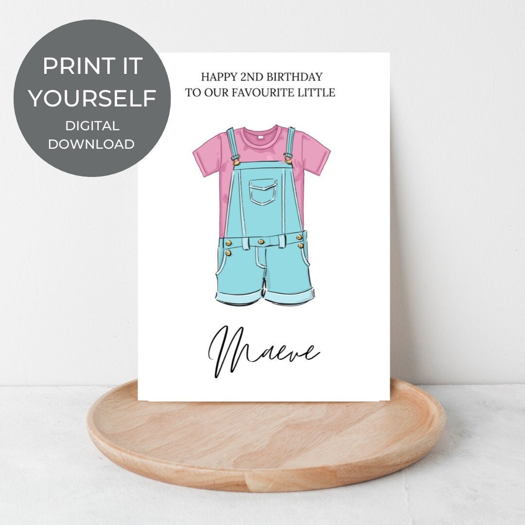 DIGITAL DOWNLOAD, Ms Rachel Birthday Card, Miss Rachel Card, Girls ...