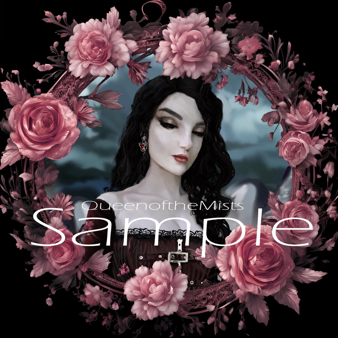 Rose Pink Flowers Token Border (TTRPG) - Etsy