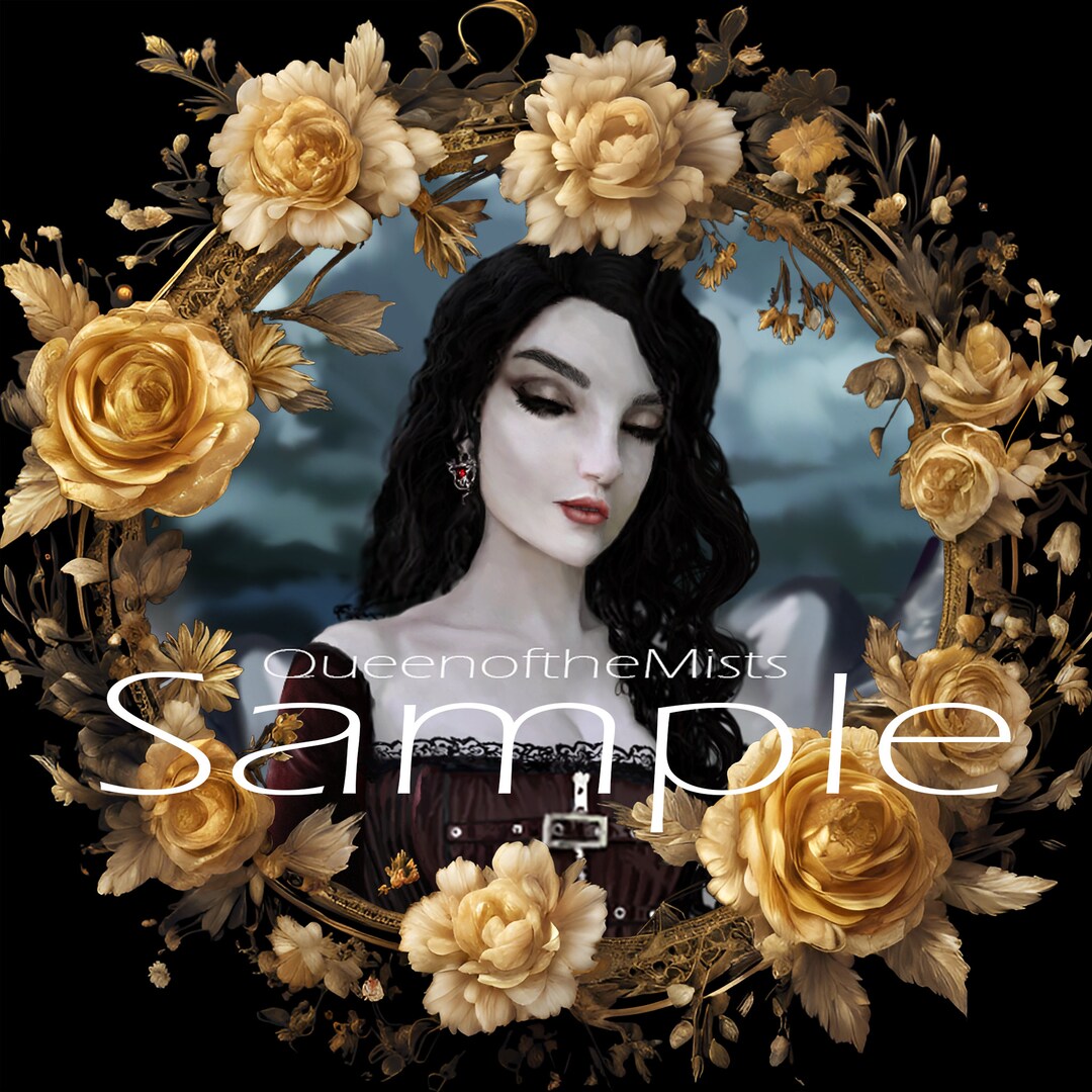 Golden Flowers Token Border (TTRPG) - Etsy