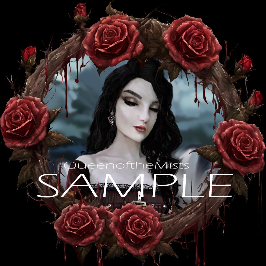 Bleeding Roses Token Border (TTRPG) - Etsy