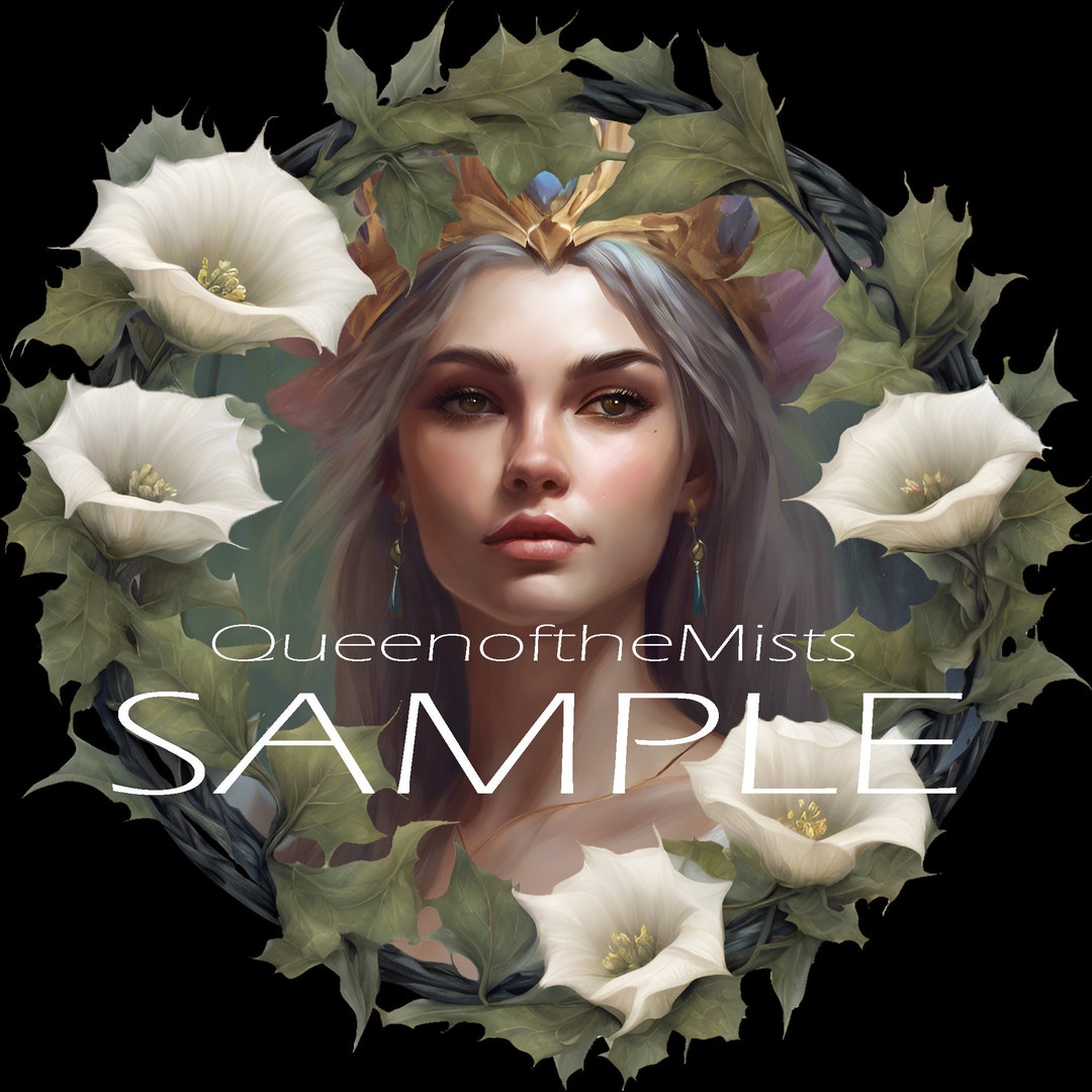 Moonflowers Token Border (TTRPG) - Etsy