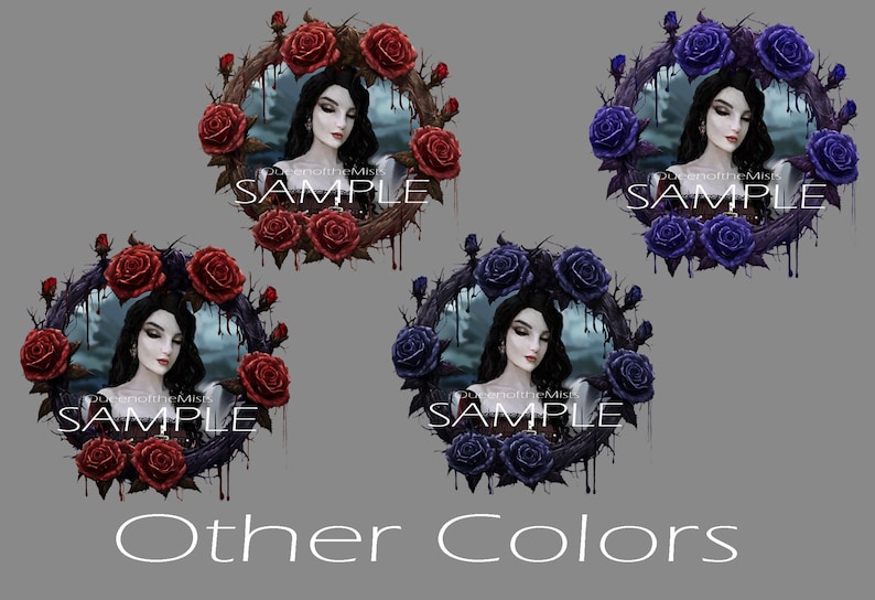 Bleeding Roses Token Border (TTRPG) - Etsy