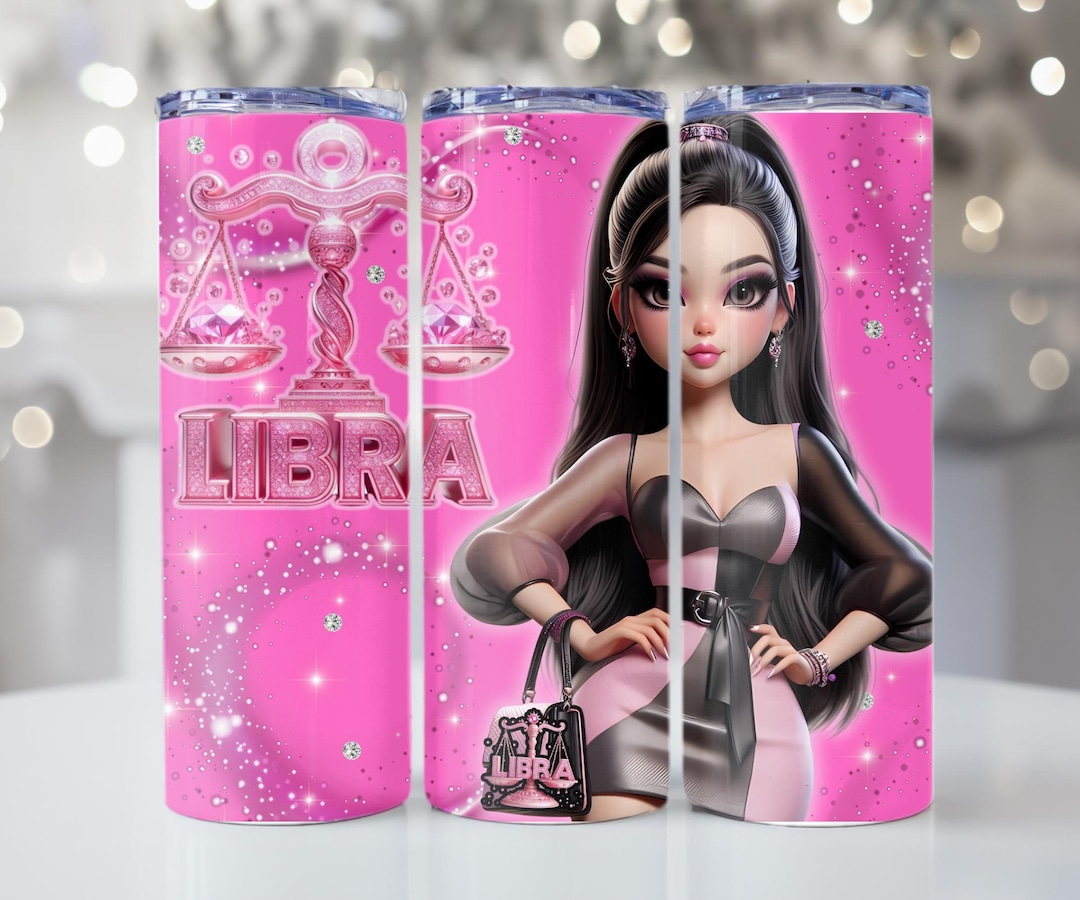 PNG FILE | Libra Zodiac Sign PNG | Pink Aesthetic | Elegant Woman ...