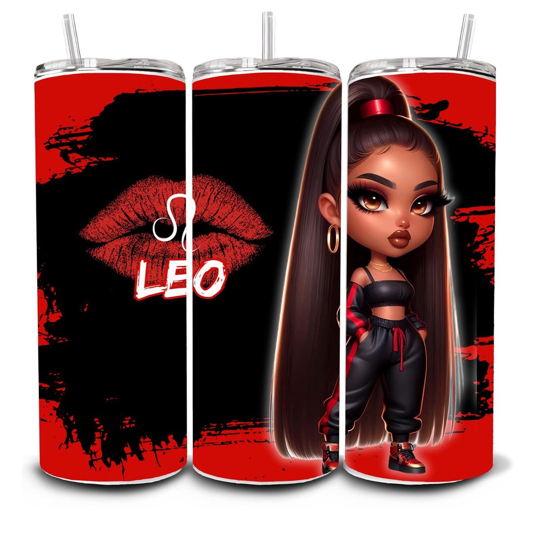 Leo Zodiac Sign Png Tumbler Wrap - Etsy