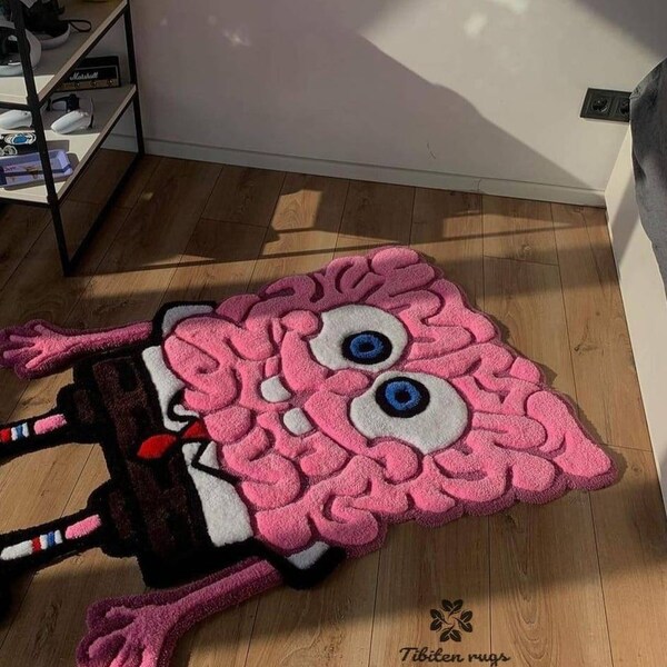 Spongebob Rug Bedroom - Etsy Australia