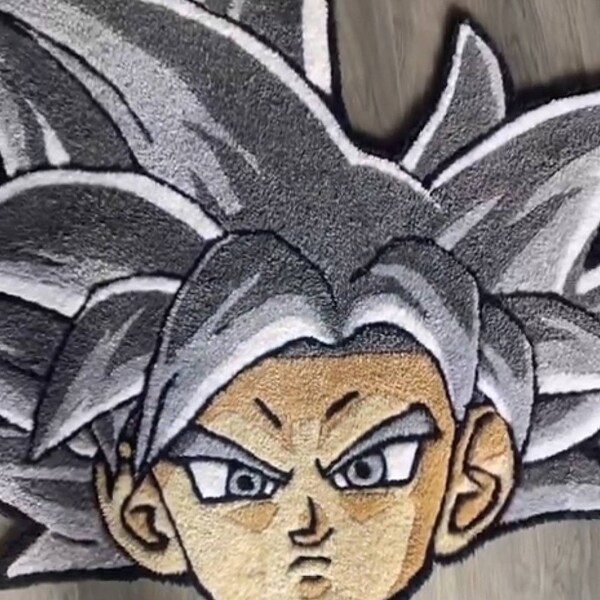 Ultra Instinct Goku Carpet - Etsy
