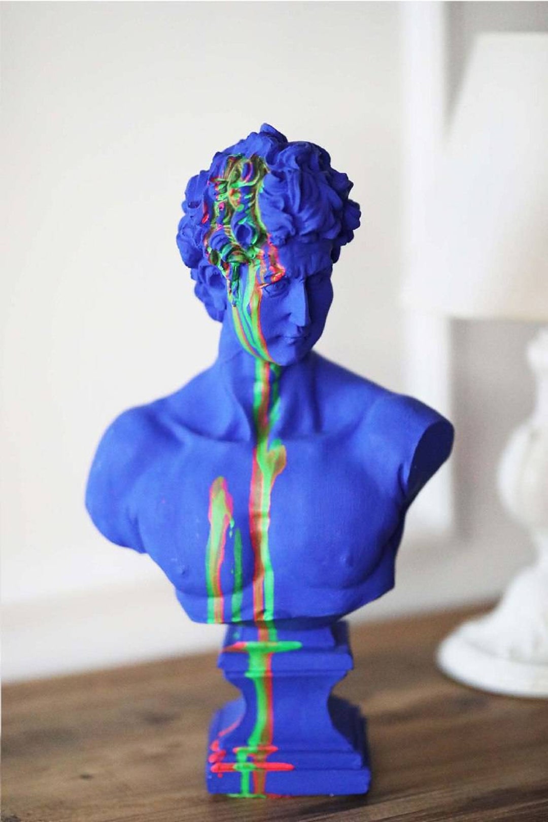 Grande statue sculpture de David, statue buste de David, buste, buste ...