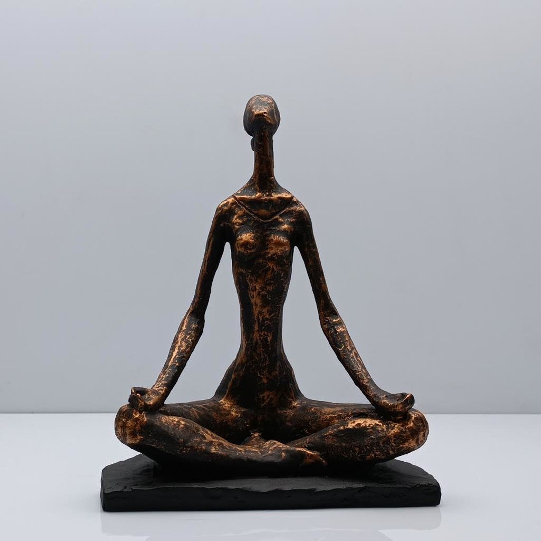 Meditation Bronze Sculpture Statue, Meditation Bust Statue, Bust ...