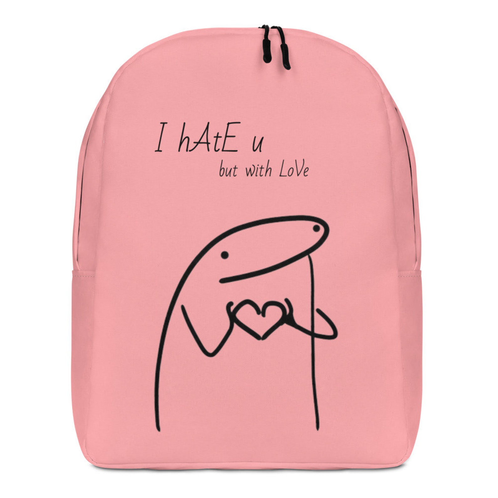 Minimalist Pink Backpack - Etsy