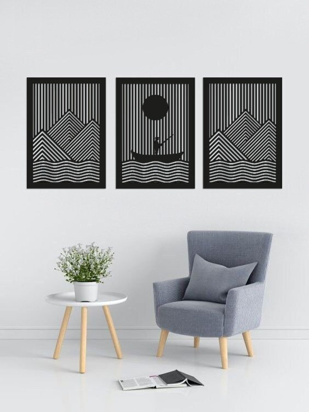 Decorative Panel Room Divider, Screen, Decorative Panel, Laser, Modern ...