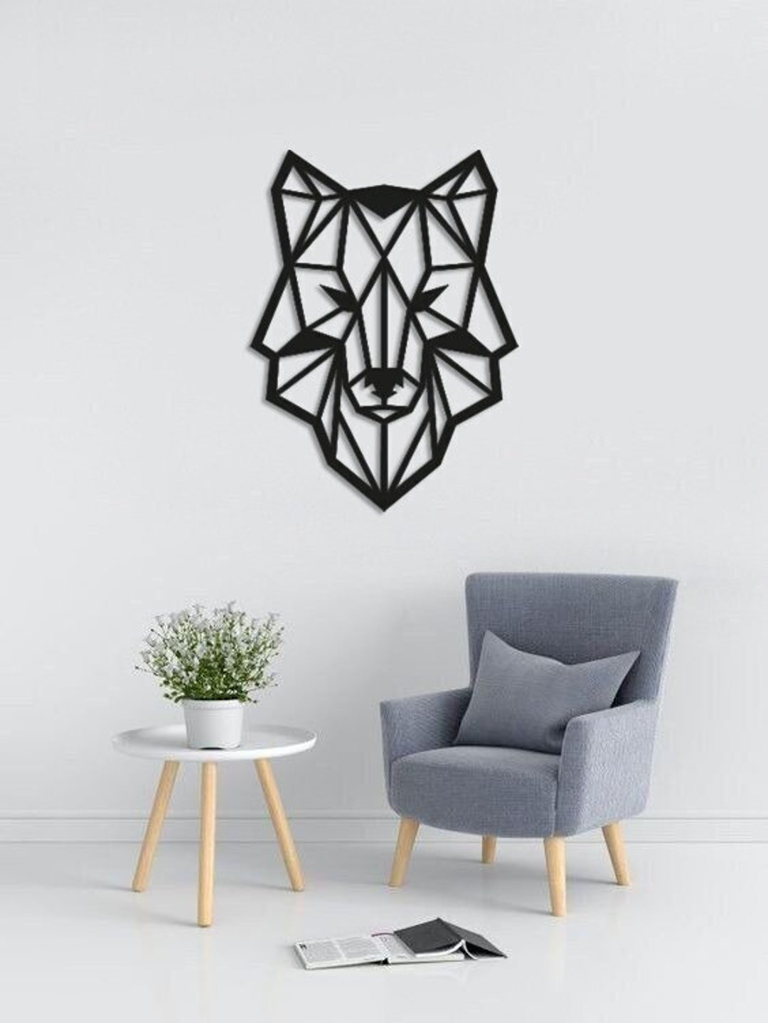 Geometric Polygon Wolf, Wolf Head SVG, Wolf Bundle SVG, Digital File ...