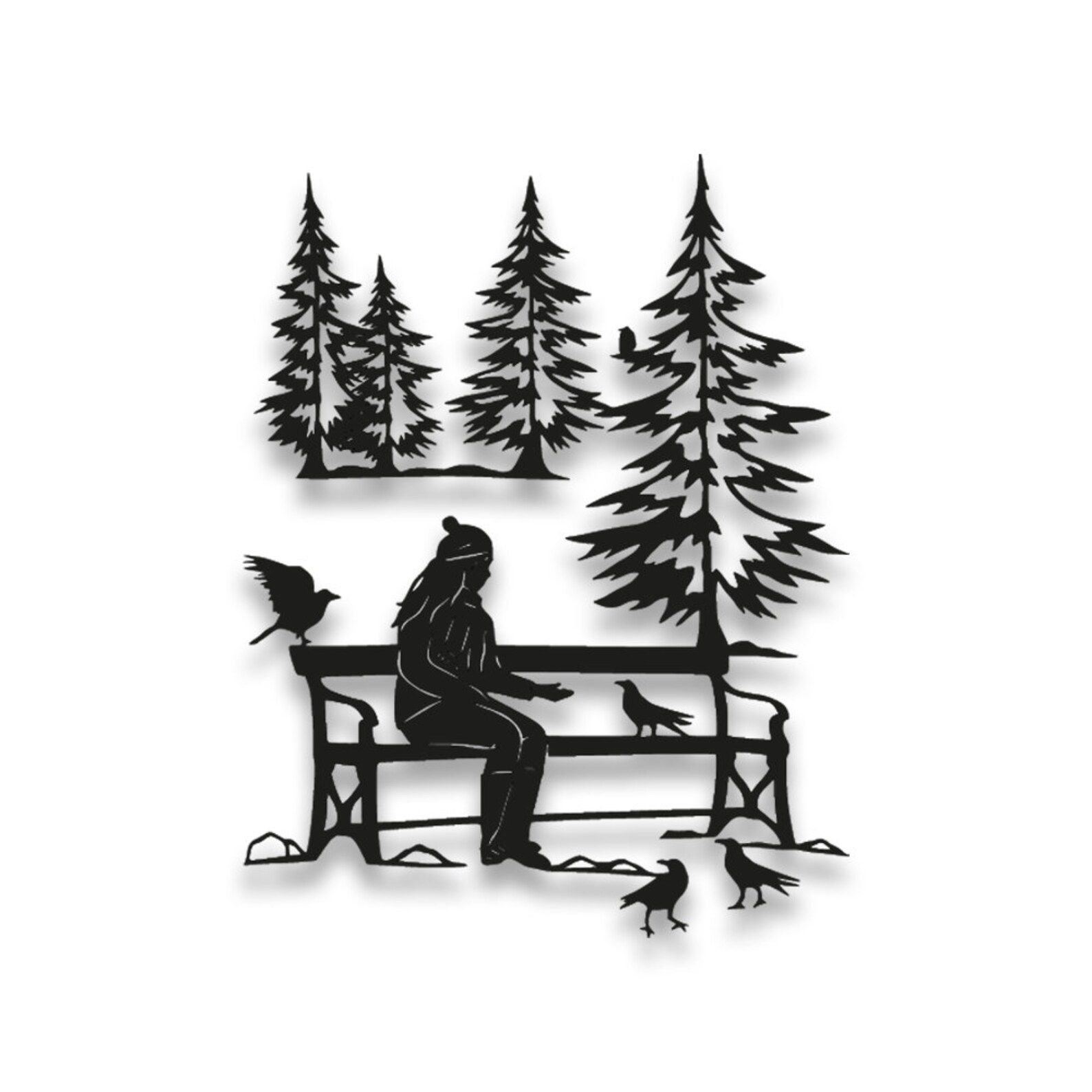 Nature Scene Svg, Winter Scene Svg, Outdoor Scene Svg, Home Decoration ...