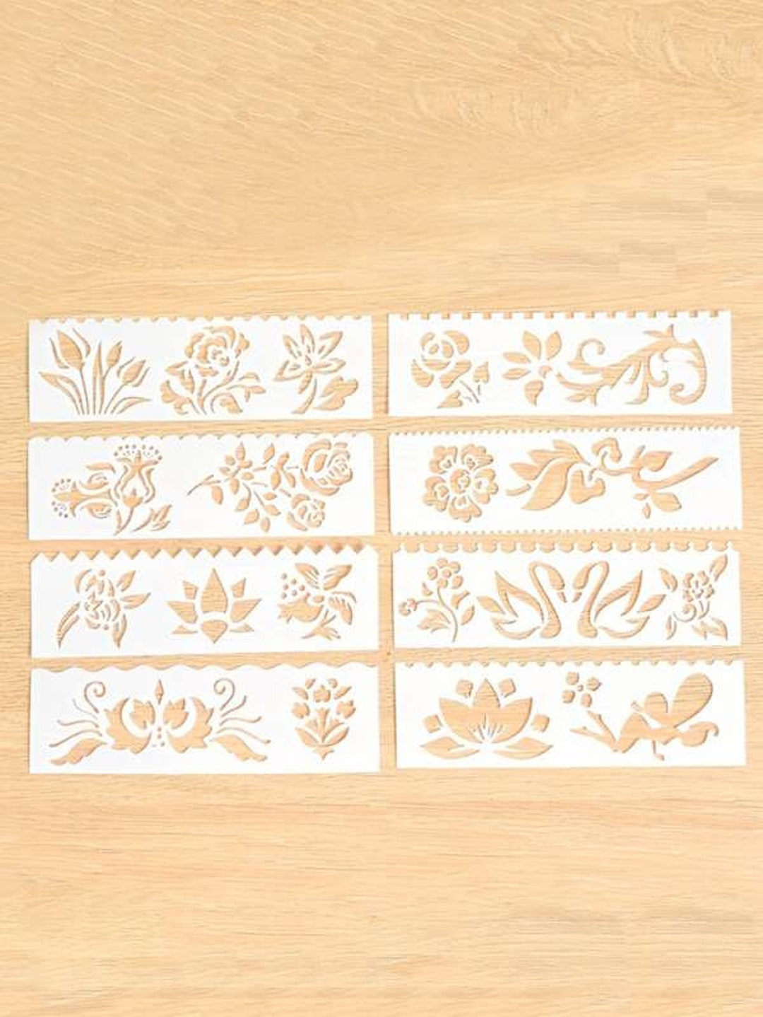 Blooming Flowers Stencil DIY Wall/furniture/floor Stencils for Painting ...