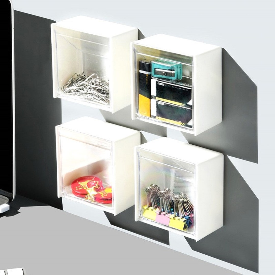 Plastic Wall Mounted Storage Boxes Dustproof Bathroom - Etsy
