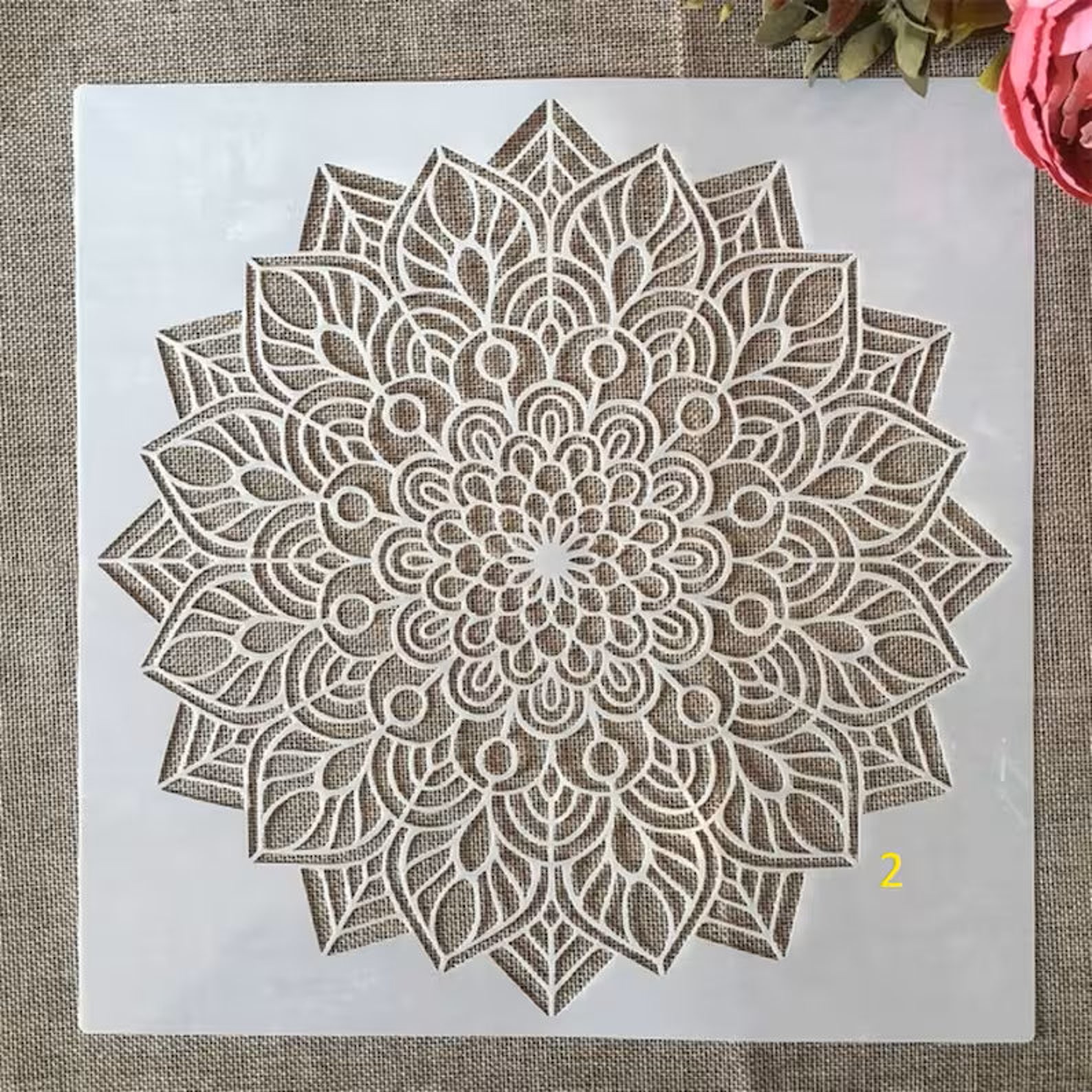 3030cm Beautiful Geometry Quality Mandala Layered Round DIY Art Pattern ...