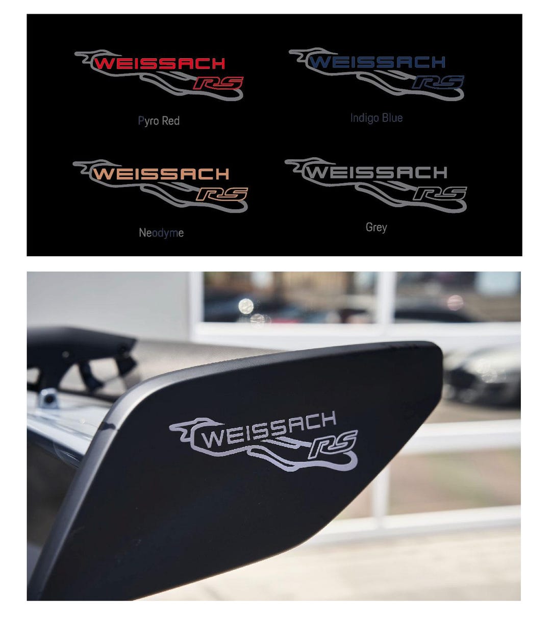 Porsche 911 992 GT3RS WEISSACH LOGO Spoiler rear Wing - Etsy Australia