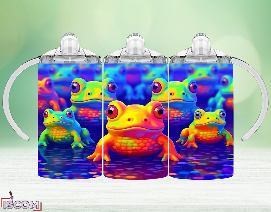 FROGS 12oz Sippy Cup Tumbler Wrap ,12oz Flip Top Tumbler Wrap ,20oz ...