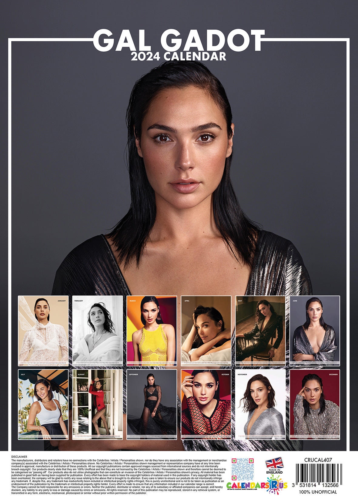 Gal Gadot Calendar 2024 sold by Ethel Vocation | SKU 3736442 ...