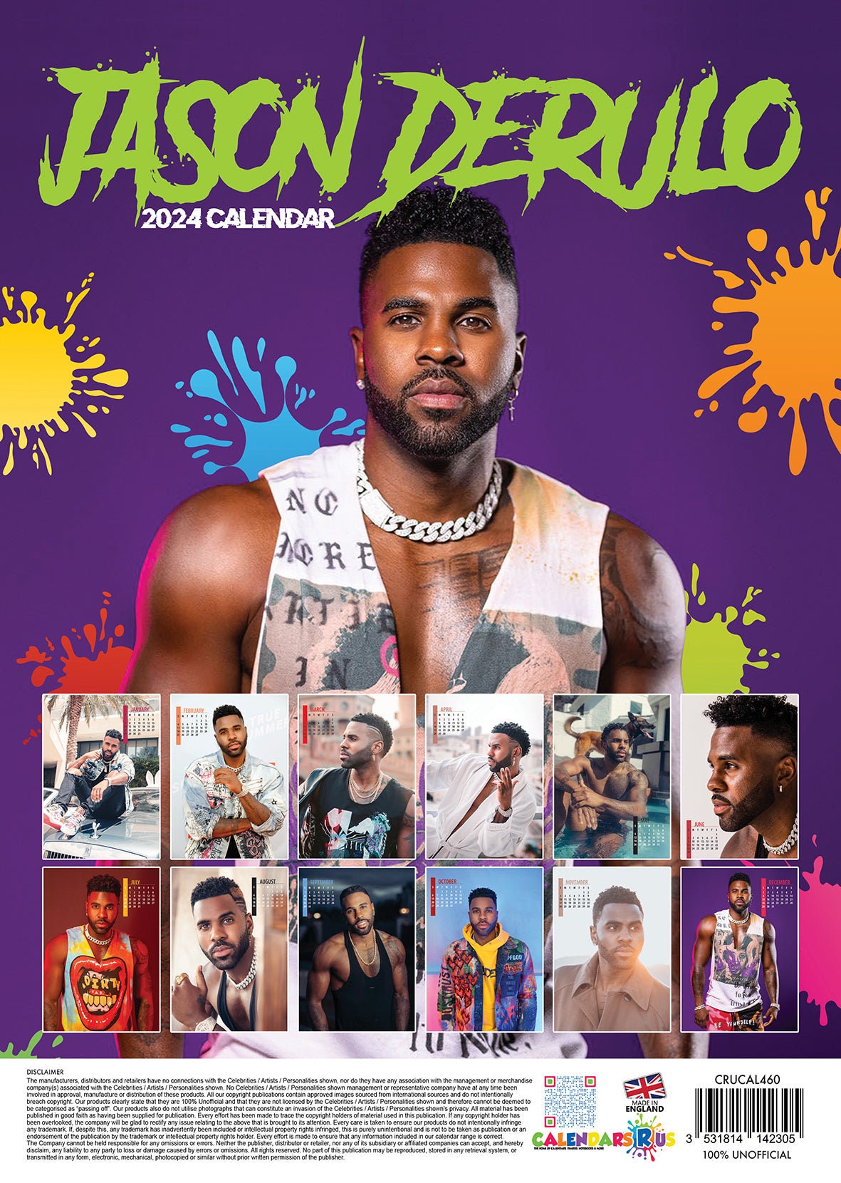 Jason Derulo Calendar 2024 sold by Frankie Forward | SKU 3736709 ...