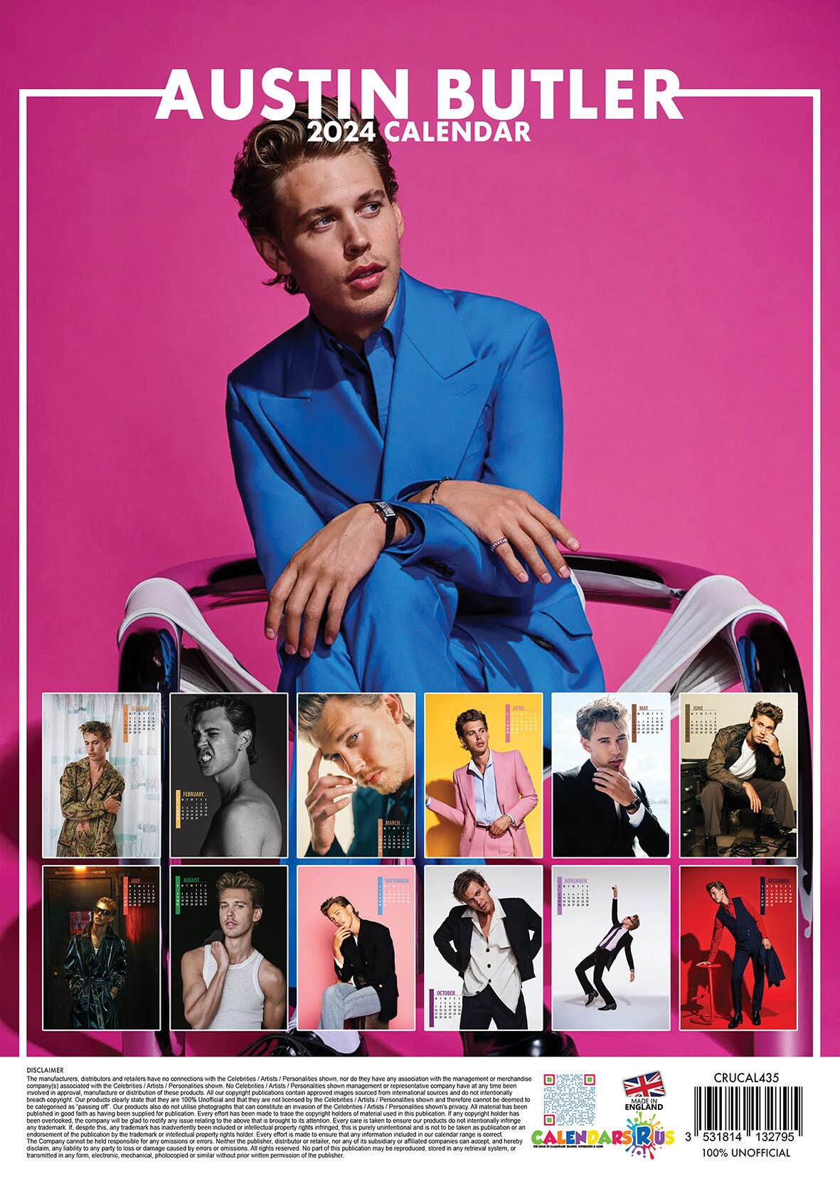 Austin Butler Calendar 2024 sold by Cathrine Savage | SKU 3736489 ...