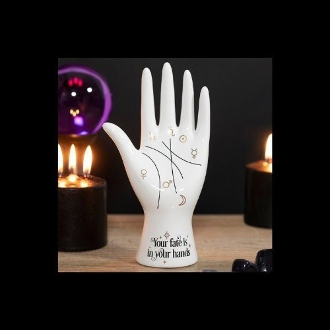 PALMISTRY HAND ORNIMENT Spiritual Witch Pagan Spirit Mystic - Etsy
