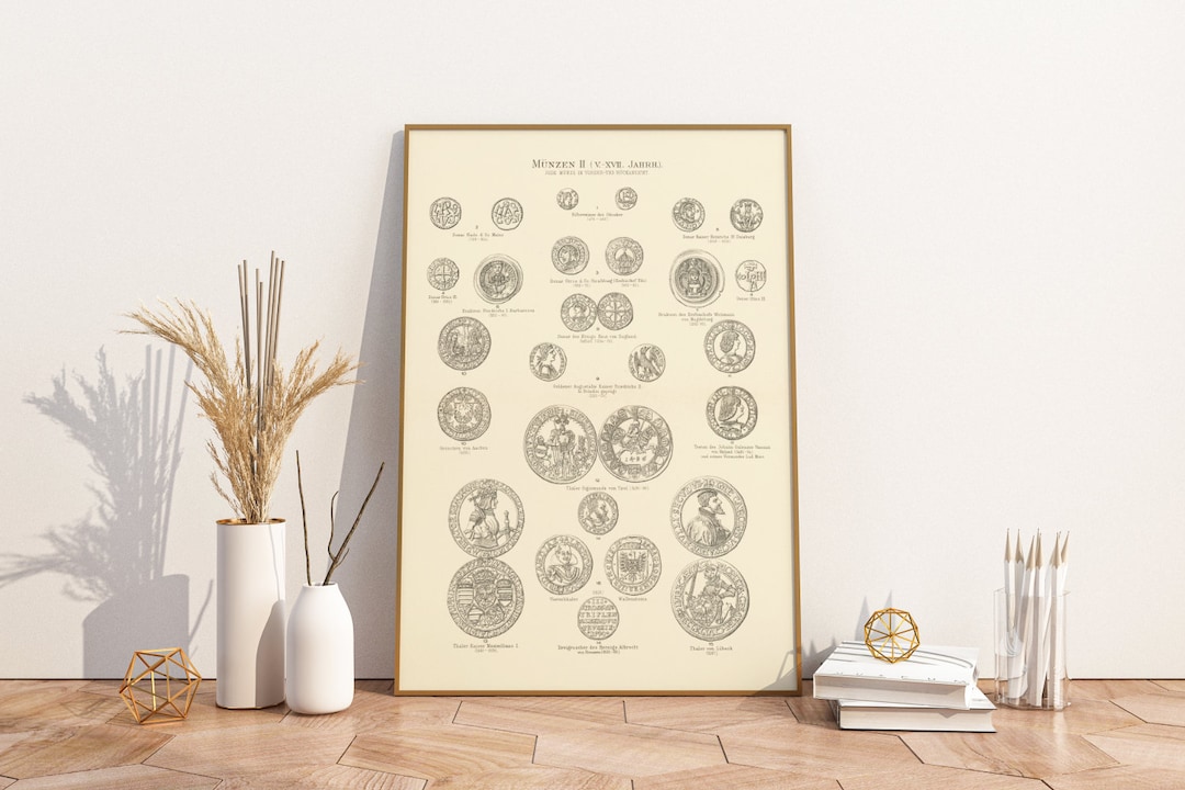 Poster Coins I Antiquity Coin Collection - Etsy
