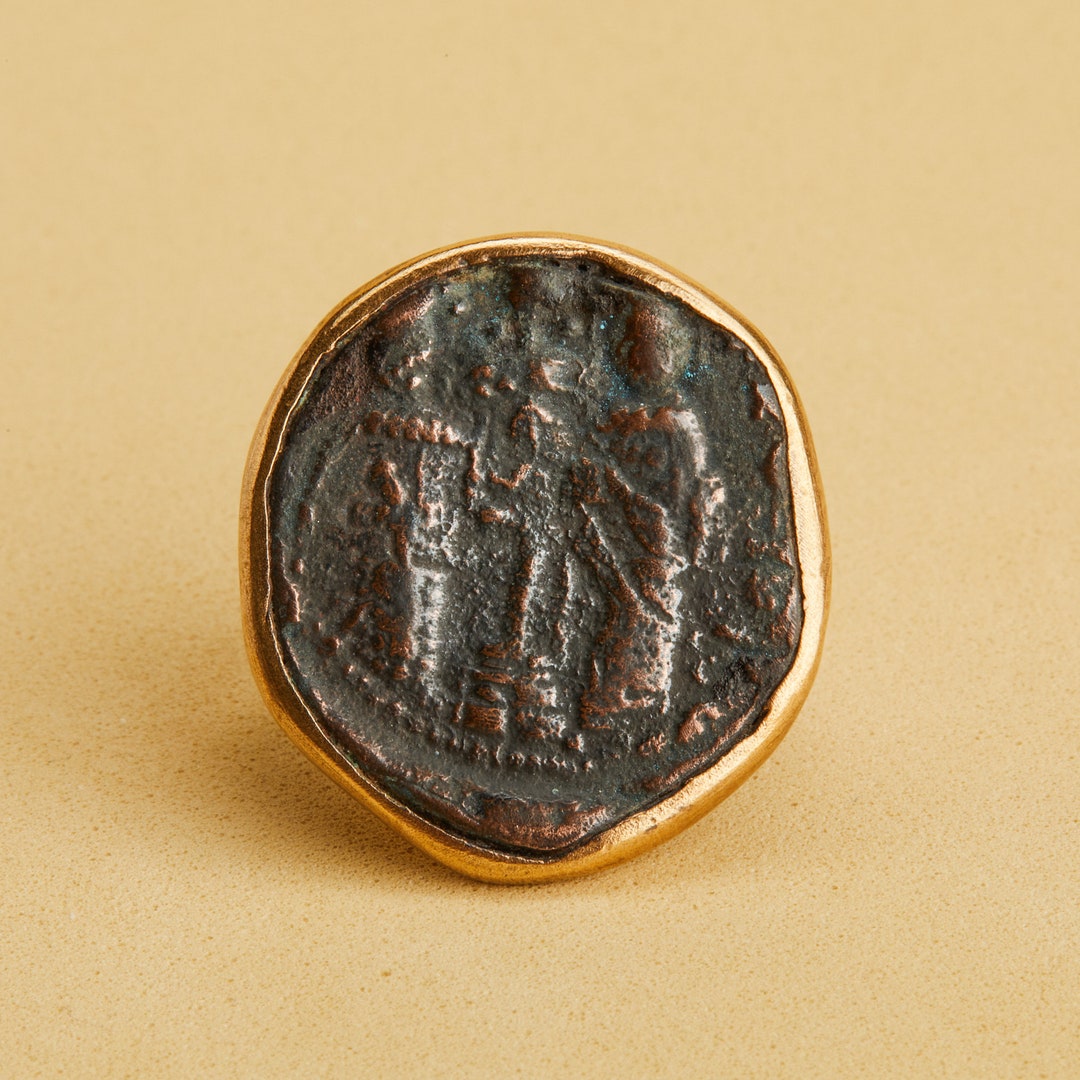 Byzantine Seal Ring Seal of Constantin Signet Ring Ancient - Etsy