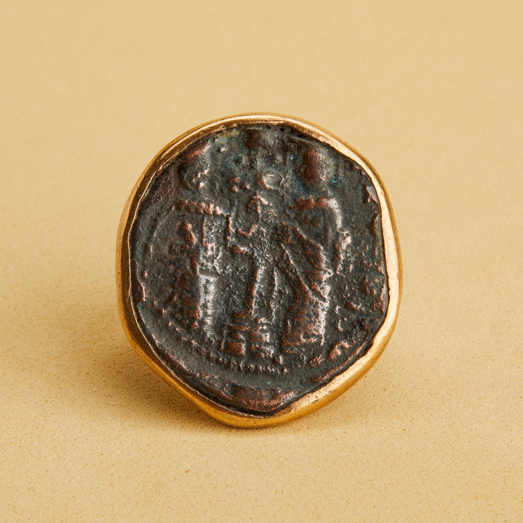 Byzantine Seal Ring, Seal of Constantin Signet Ring, Ancient St ...