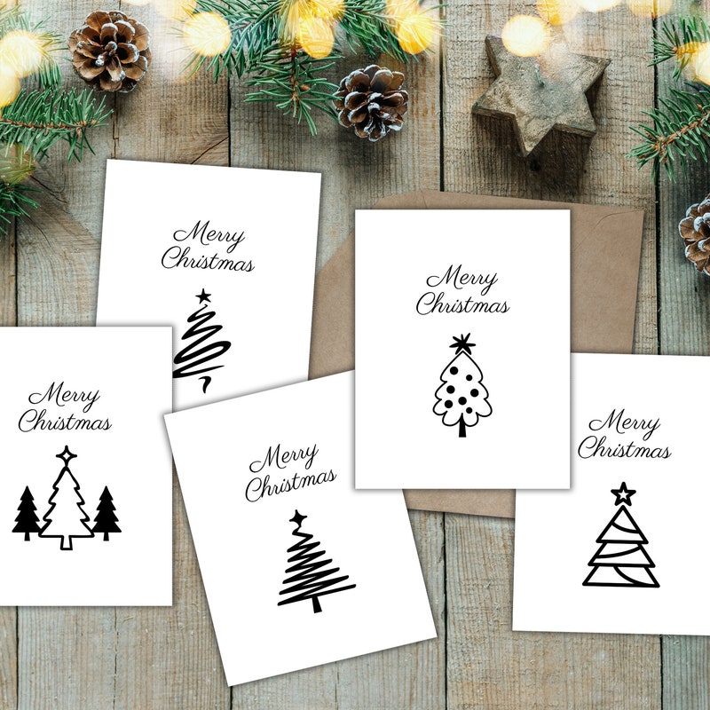 Christmas Card Mini Pack - Etsy