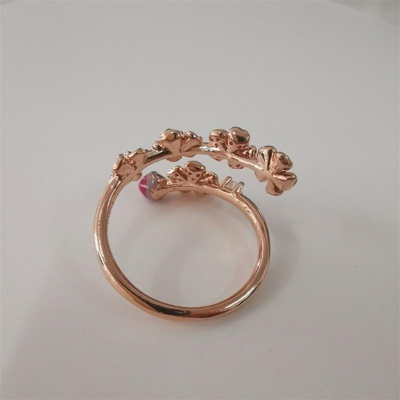 Peach blossom ring pandora store
