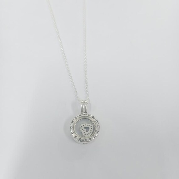 Pandora lockets sparkling necklace store