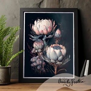 Proteas Watercolour, Digital, Clipart, Protea Prints, African Art, AI ...