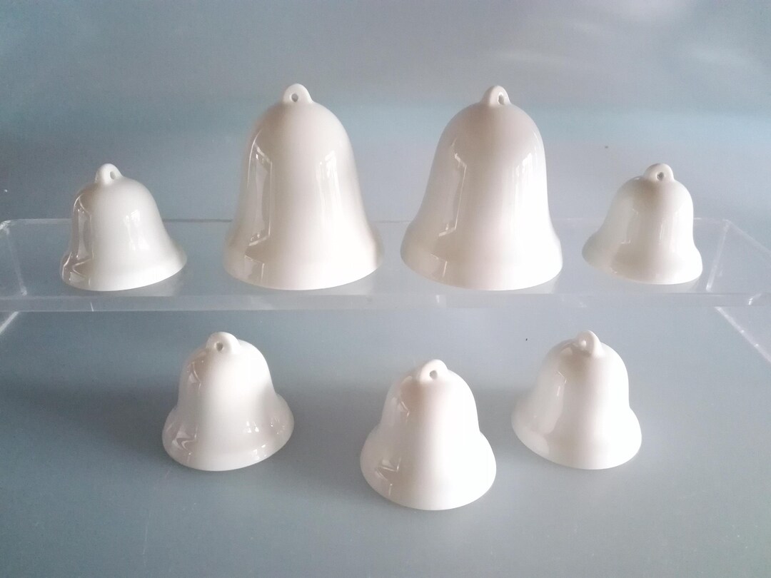 Large and Small Porcelain Bells - Etsy