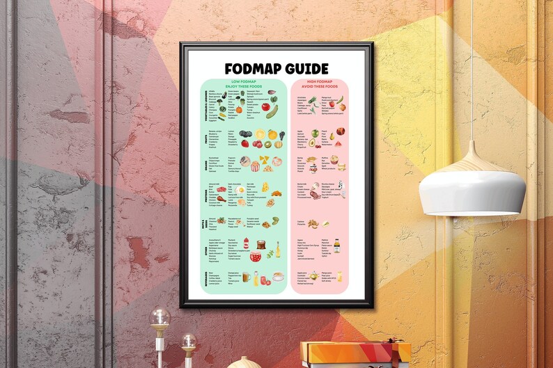 FODMAP Diet Poster - Etsy
