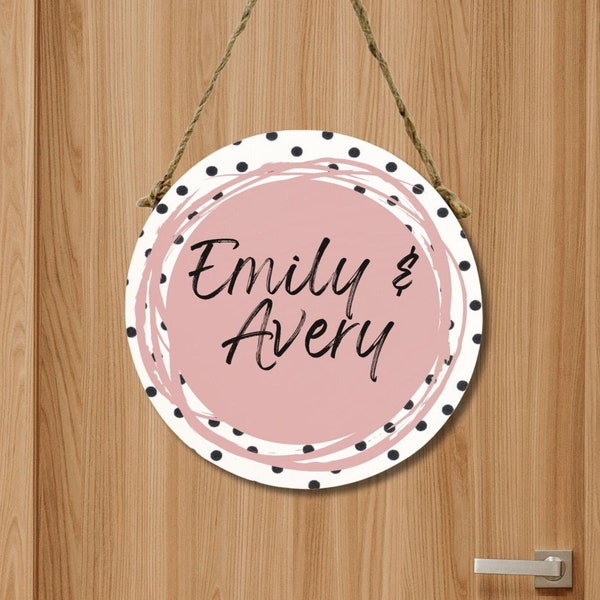 Preppy Name Room Sign - Etsy