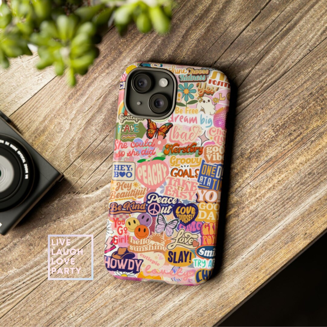 Collage Phone Case, Affirmation Stickers, Daily Positive Affirmation ...