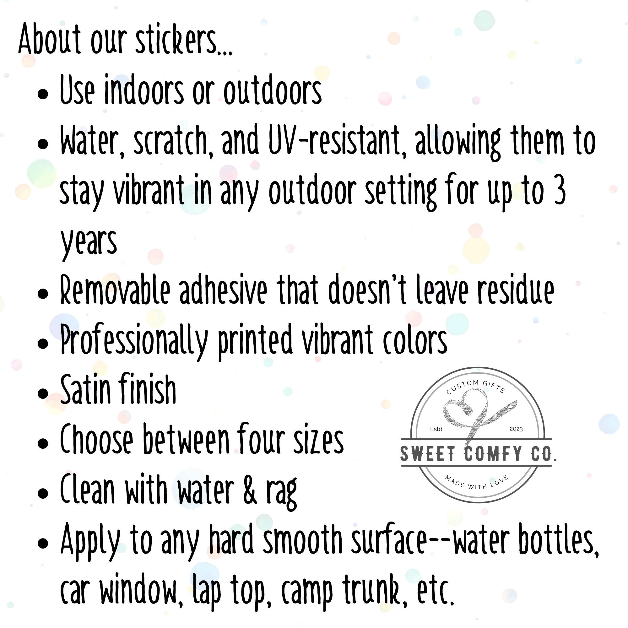 Custom Pet Sticker With Photo, Personalized Dog, Cat Sticker, Water ...