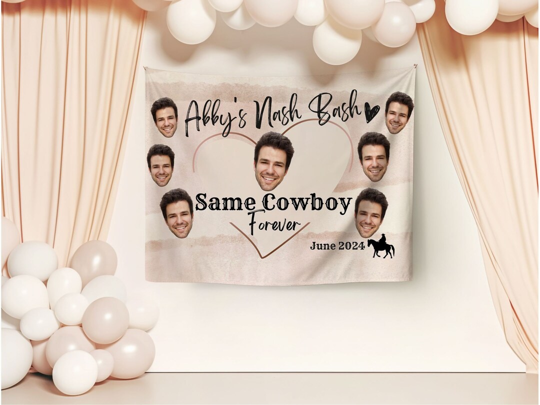 Same Cowboy Forever Bachelorette Banner Bachelorette Table - Etsy
