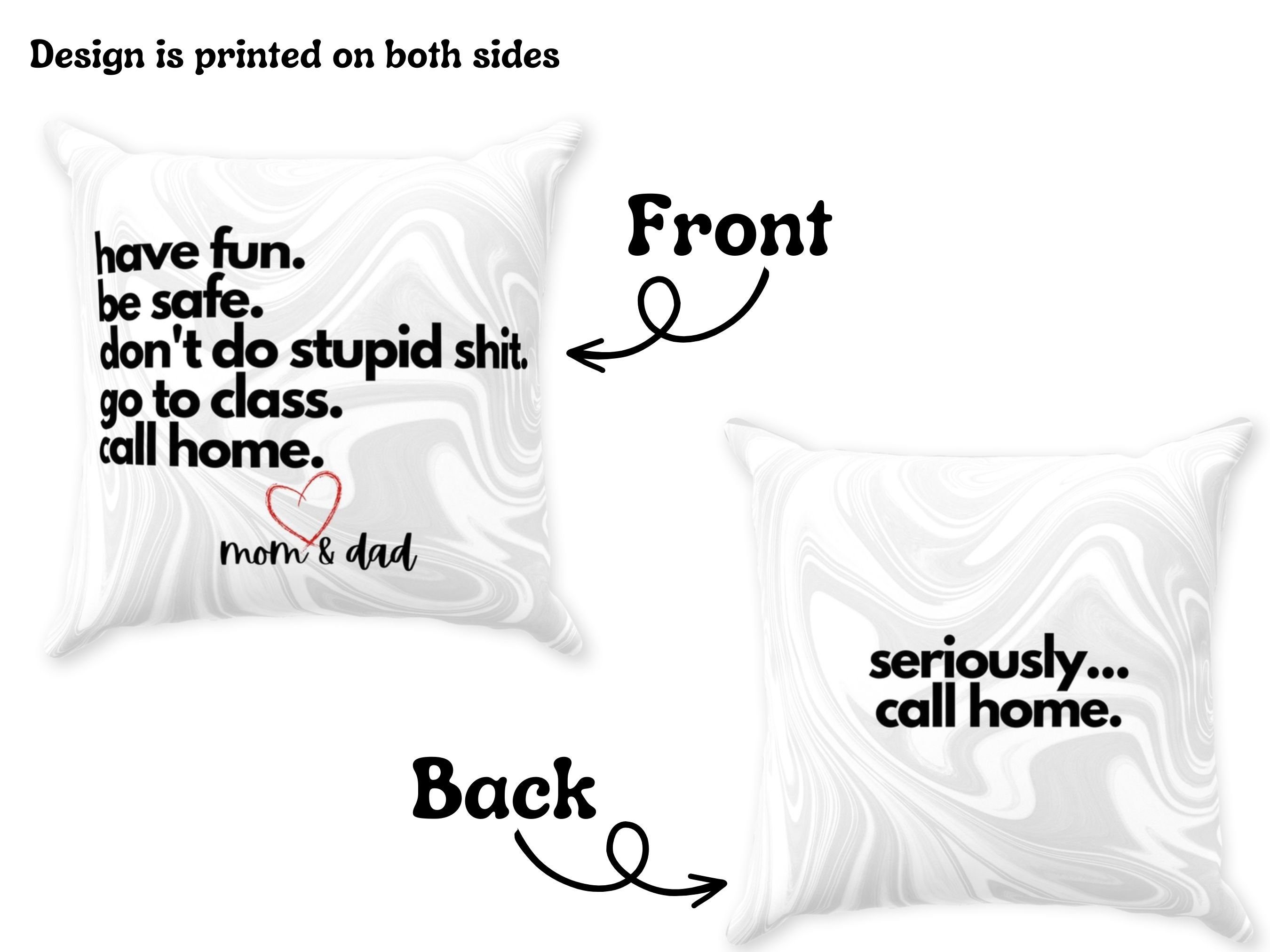 Don't Do Stupid Shit Love Mom, Call Home, Funny Gift Dorm, Funny Dorm ...