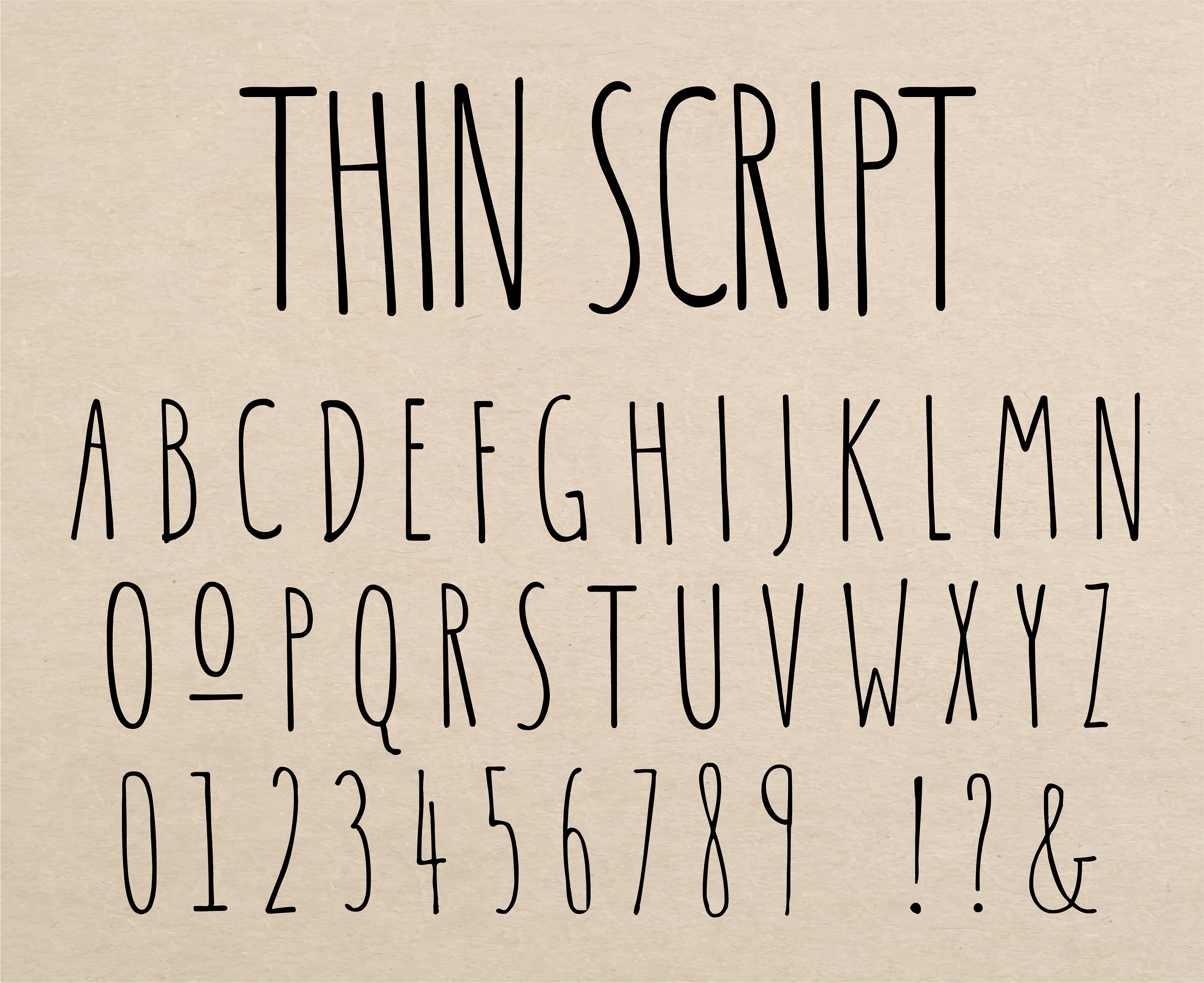 Thin Font Tall Thin Font Farmhouse Font Country Font Skinny Font Slim Font Tall Skinny Font Thin ...